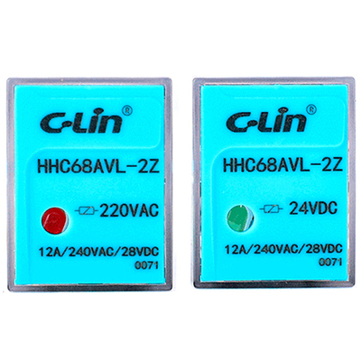 欣灵中间继电器HHC68AVL-2Z HHC68BVL-4Z 小型继电器 HHC68BVL-2Z