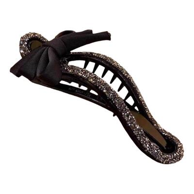 轻奢懒人抓夹镶钻抓夹女高级感