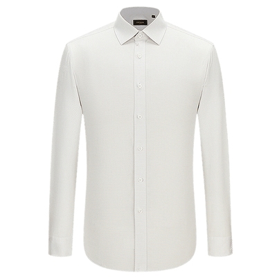 雅戈尔八字领长袖商务绅士衬衫
