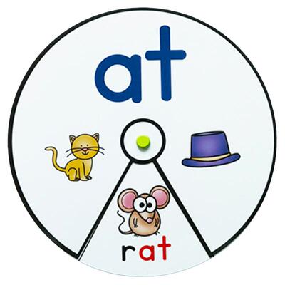 英语转盘自然拼读元音辅音教具