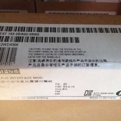 议价6ES7153-2BA02-0XB4西门子原装ET200IM接口模块6ES71532BA020