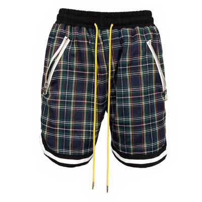 rhude21ss男女同款高街两色短裤