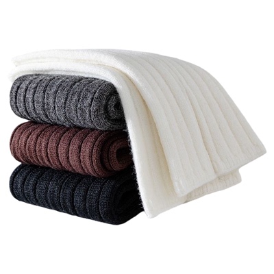 灰色微喇叭型保暖秋冬防滑开叉