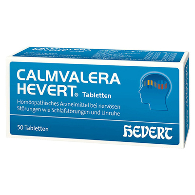 德国Hevert菲德忘忧小蓝缓解焦虑促进睡眠释压含片50粒