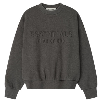 Essentials压花浮雕经典logo卫衣