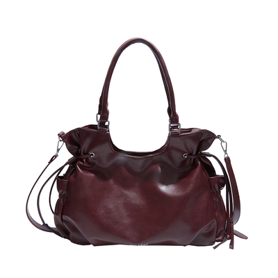 复古轻奢大容量托特单肩女包