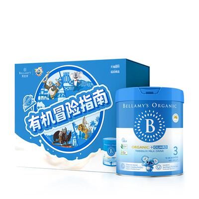 【环球影城联名礼盒】贝拉米有机乳铁蛋白蓝盾3段800g/罐