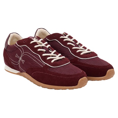 SAM EDELMAN山姆爱德曼冬新款红色薄底德训阿甘运动休闲鞋女HAVEN