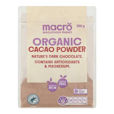 澳洲macro有机可可粉250g