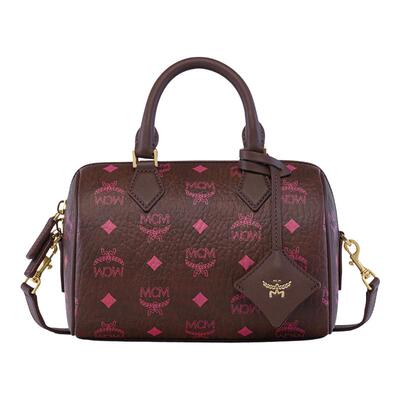 【2026新品】MCM ELLA Visetos小号波士顿包斜挎包女包七夕礼物