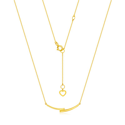周大福SOINLOVE微笑18K金项链