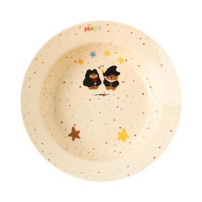 川岛屋可爱草帽盘家用意面盘子