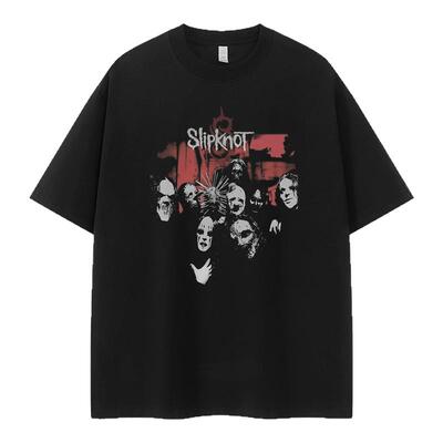 Slipknot活结乐队美式T恤