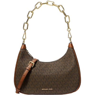 MK迈克高仕老花月牙包单肩包正品