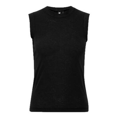 Oneup全棉薄款散边设计女背心夏季外穿修身百搭透气内搭打底上衣