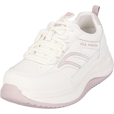 大码女鞋41一43脚宽胖舒适单鞋2026春新款小白鞋时尚休闲百搭板鞋