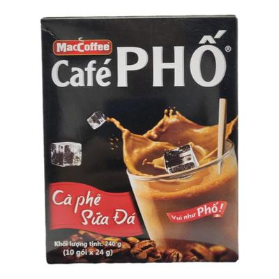 越南原装进口咖啡速溶咖啡冲饮 pho ca phe sua da盒装10袋240g