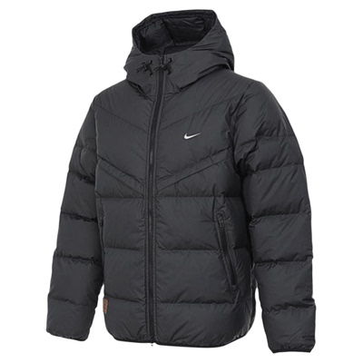 Nike耐克羽绒服男外套短款冬新款连帽保暖防风夹克HQ4183-010