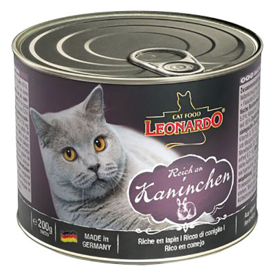 10罐德国Leonardo小李子全猫主食无谷鲜肉罐头生骨肉发腮湿粮200g
