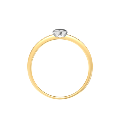 helio钻戒戒指18k黄金情侣对戒