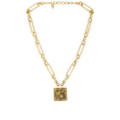 Brinker + Eliza ADELINE 垂褶项链 金属金色REVOLVE小众新款