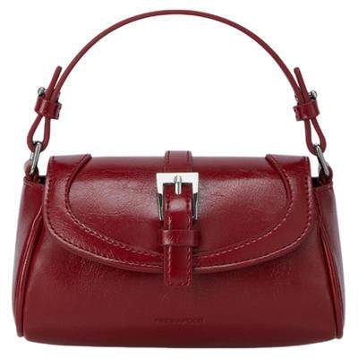 女士秋季小号时尚立体锁扣单肩包