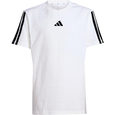 Adidas/阿迪达斯正品2025大童圆领针织轻盈经典跑步短袖T恤JD6488