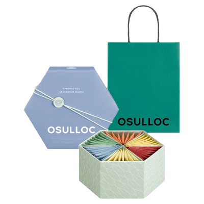 OSULLOC创意茶包礼盒装6种独特口味便携茶包送礼佳品