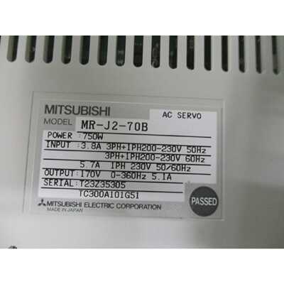Mitsubishi MRJ270B AC Melservo Drive 750W 1HP 200230VAC 5.1A