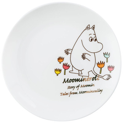 姆明正版授权卡通家用圆盘陶瓷