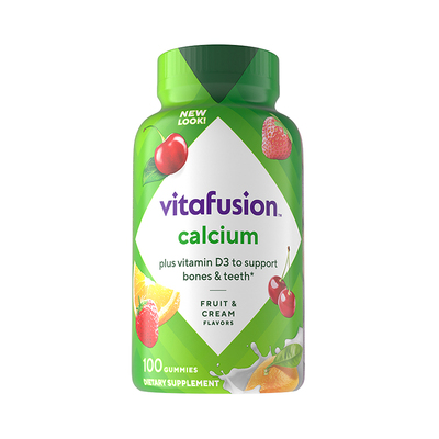 vitafusion水果奶钙软糖营养加钙