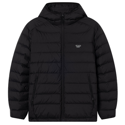 BEASTER简约撞色排骨羽绒服男