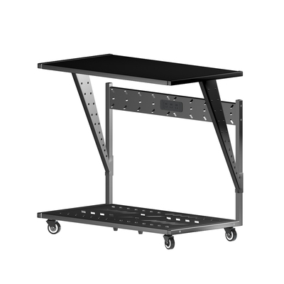 电脑主机托架可升降可移动电竞台