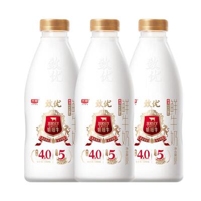 光明致优娟姗4.0鲜牛奶口感浓醇