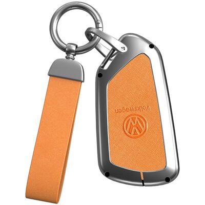 大众系列汽车钥匙套珍珠铬金属壳