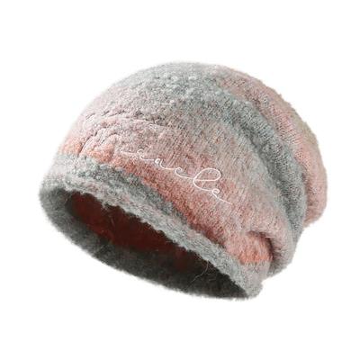 CACUSS秋冬保暖防寒渐变堆堆帽女