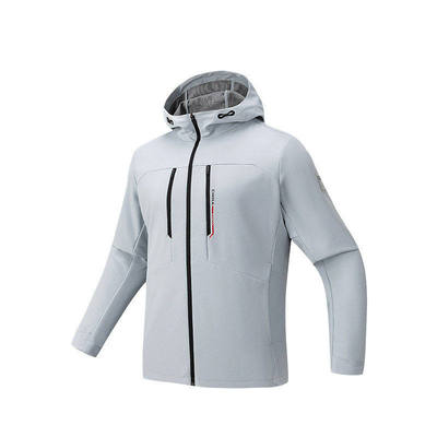 安踏无氟防泼水外套男子加厚茄克