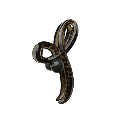 抓夹美拉德色系大号鲨鱼夹