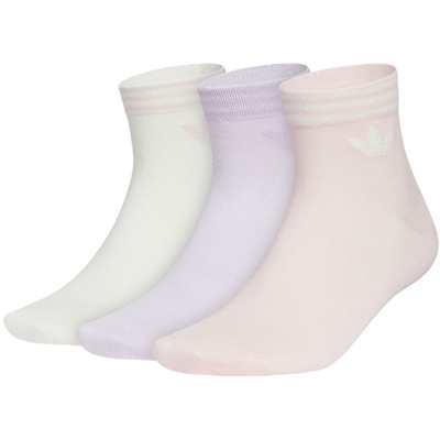 【自营】adidas阿迪达斯三叶草男女ORI TREF ANK 3P袜子KF4996