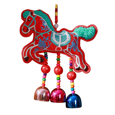 新年装饰刺绣挂件马年包包挂饰