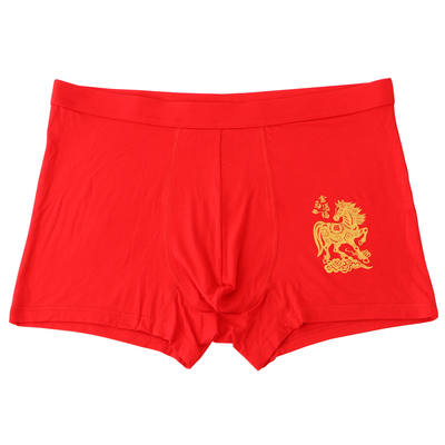 2026马年男士大红色内裤加肥大码