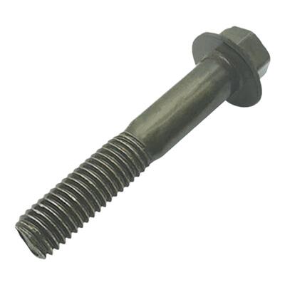 8.8军绿色六角法兰面螺丝电动车