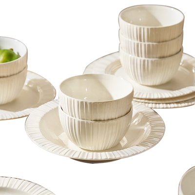 法式釉下彩陶瓷米饭碗家用高级感