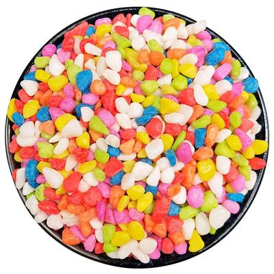 环保七彩石多肉植物花盆鱼缸造景