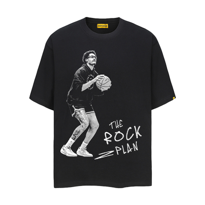 摇滚计划致敬球星普尔美式T恤男vintage设计感篮球学生夏季款短袖