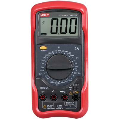 优利德数字万用表高精度智能防烧