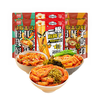 阿宽一根粉耗子东北土豆粉速食