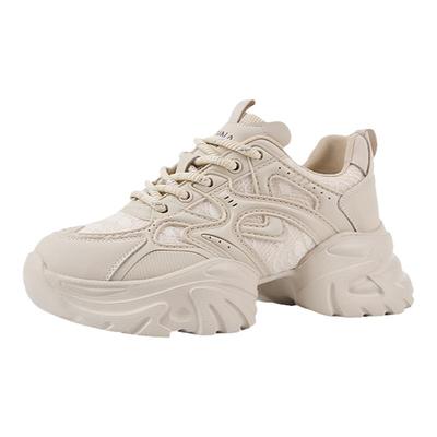 卡迪娜新款增高轻便厚底复古老爹鞋休闲鞋女KCL241905