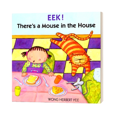 英文原版绘本 Eek! There's a Mouse in the House 有只老鼠在房里 汪培珽第三阶段书单 英文版 进口英语原版书籍儿童图书