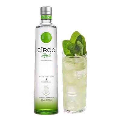 帝亚吉欧 Ciroc vodka诗珞珂苹果风味伏特加700ml 鸡尾酒调酒洋酒